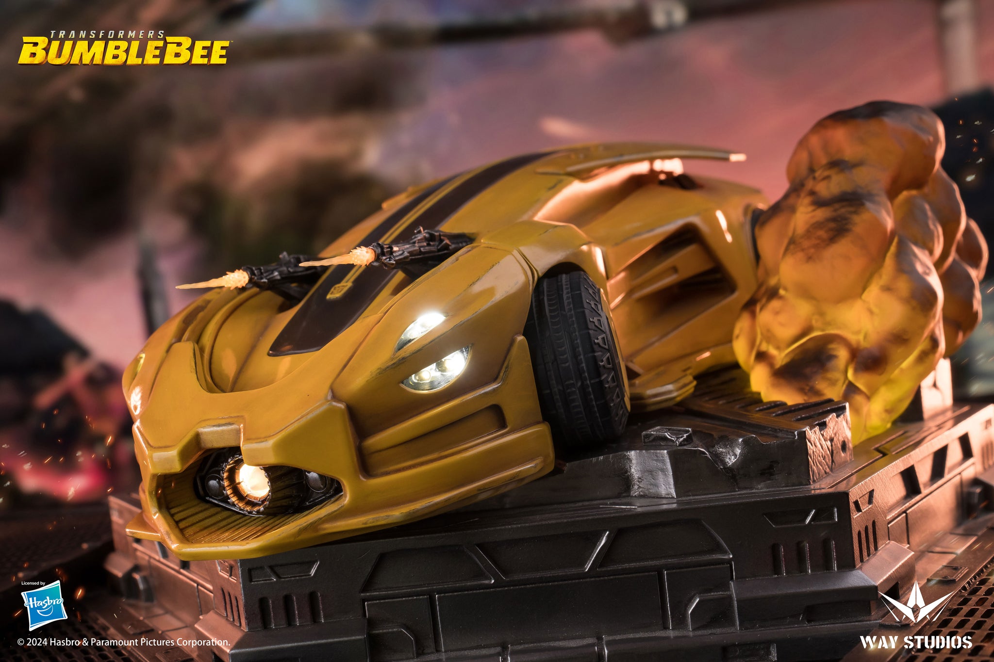 MINI STATUE OPTIMUS PRIME & BUMBLEBEE (TF6) – WAY STUDIOS